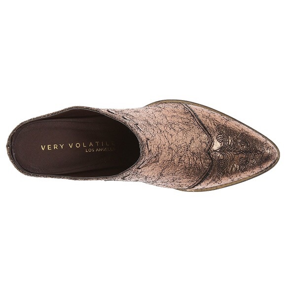 Very Volatile | Shoes | New Very Volatilebronzed Western Mule Clog ...